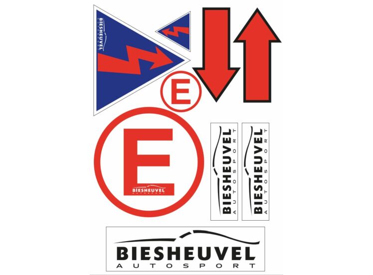 Sticker set Hoofdstroom + blusser sticker set Biesheuvel