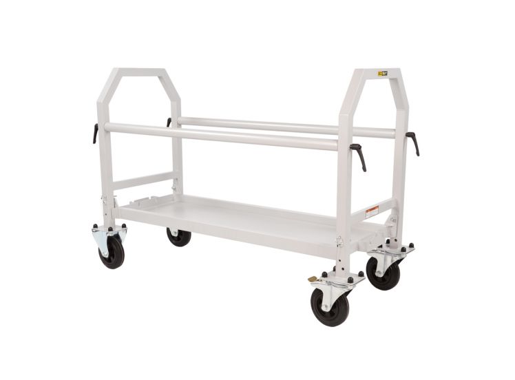 FOLDING WHEEL & TYRE TROLLEY - POWDER COATED - STD WHEELS