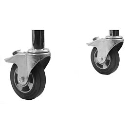 B-G Racing - POWDER COATED WHEEL & TYRE TROLLEY ALUMINIUM WHEEL SET